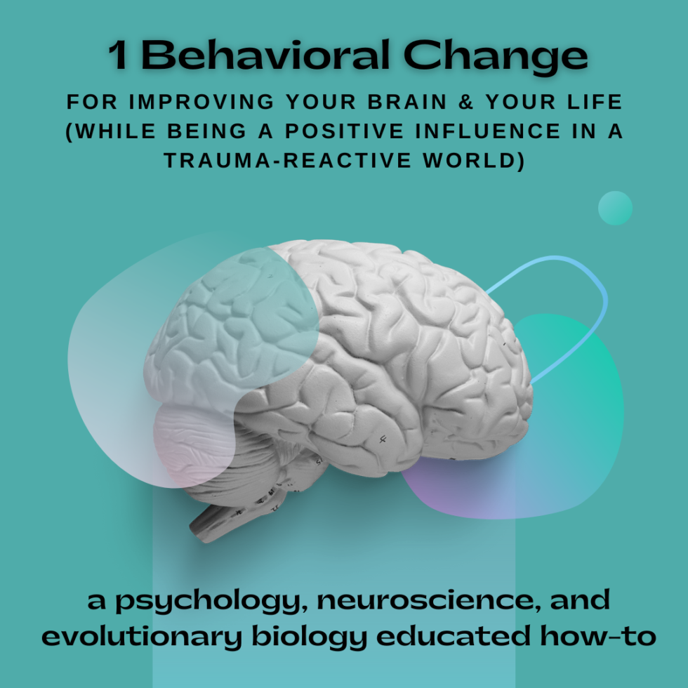 THE BASIC BEHAVIOR CHANGE NECESSARY FOR CHANGING TRAUMA PATTERNS ...